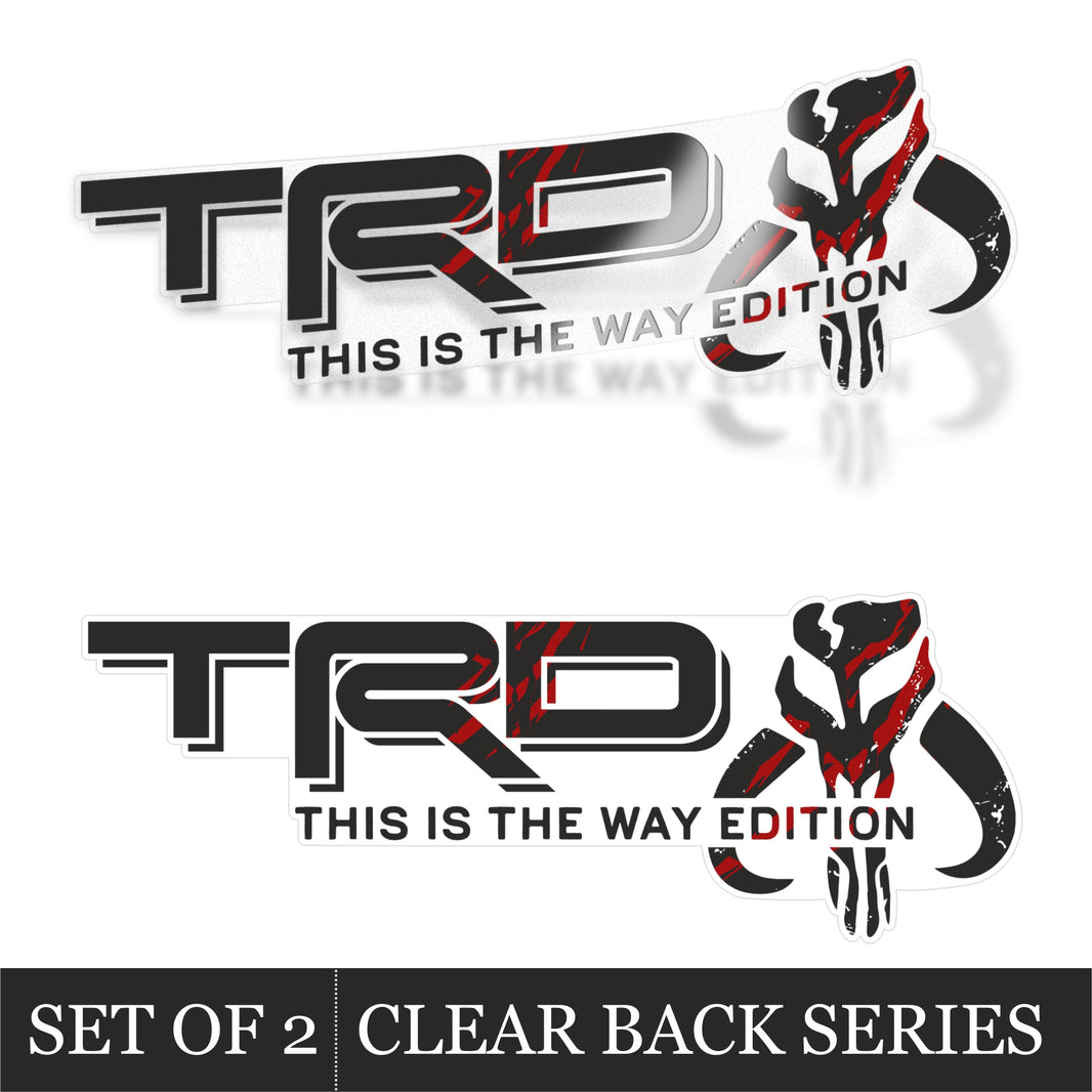 TOYOTA TRD OFF ROAD DECALS – GOLD HOOK