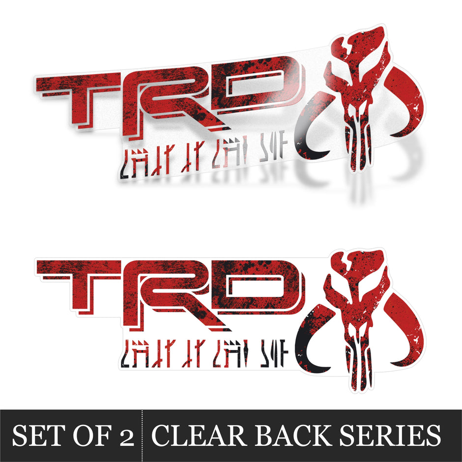 TOYOTA TRD OFF ROAD DECALS – GOLD HOOK